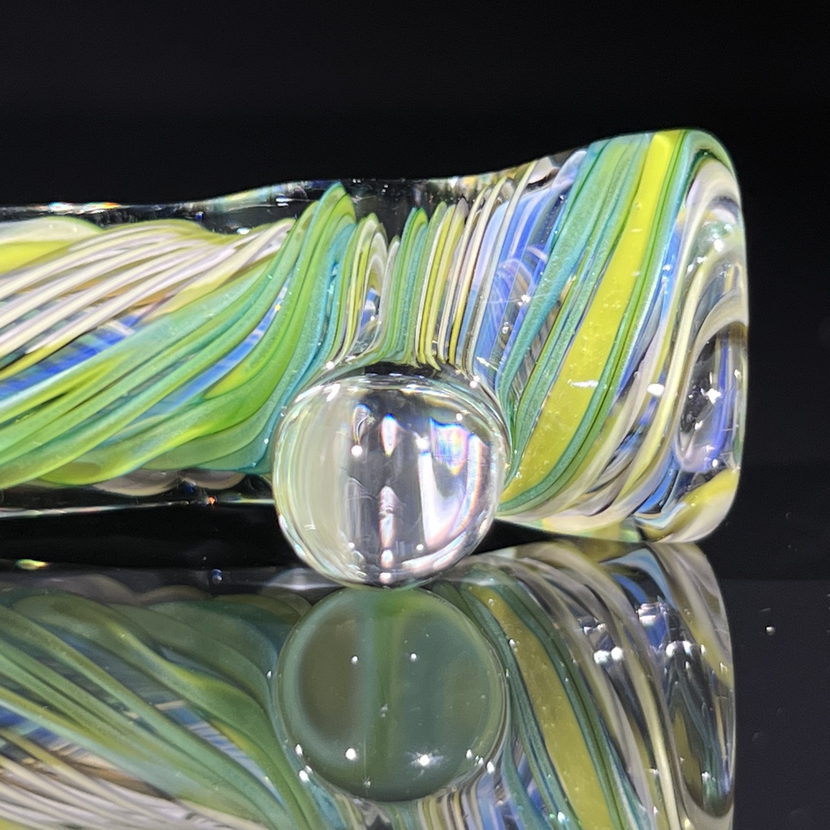Inside Out Pocket Chillum - Tako Glass